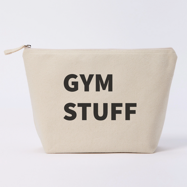 GYM STUFF CANVAS POUCH – My Bags Of Stuff