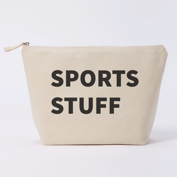 SPORTS STUFF CANVAS POUCH – My Bags Of Stuff